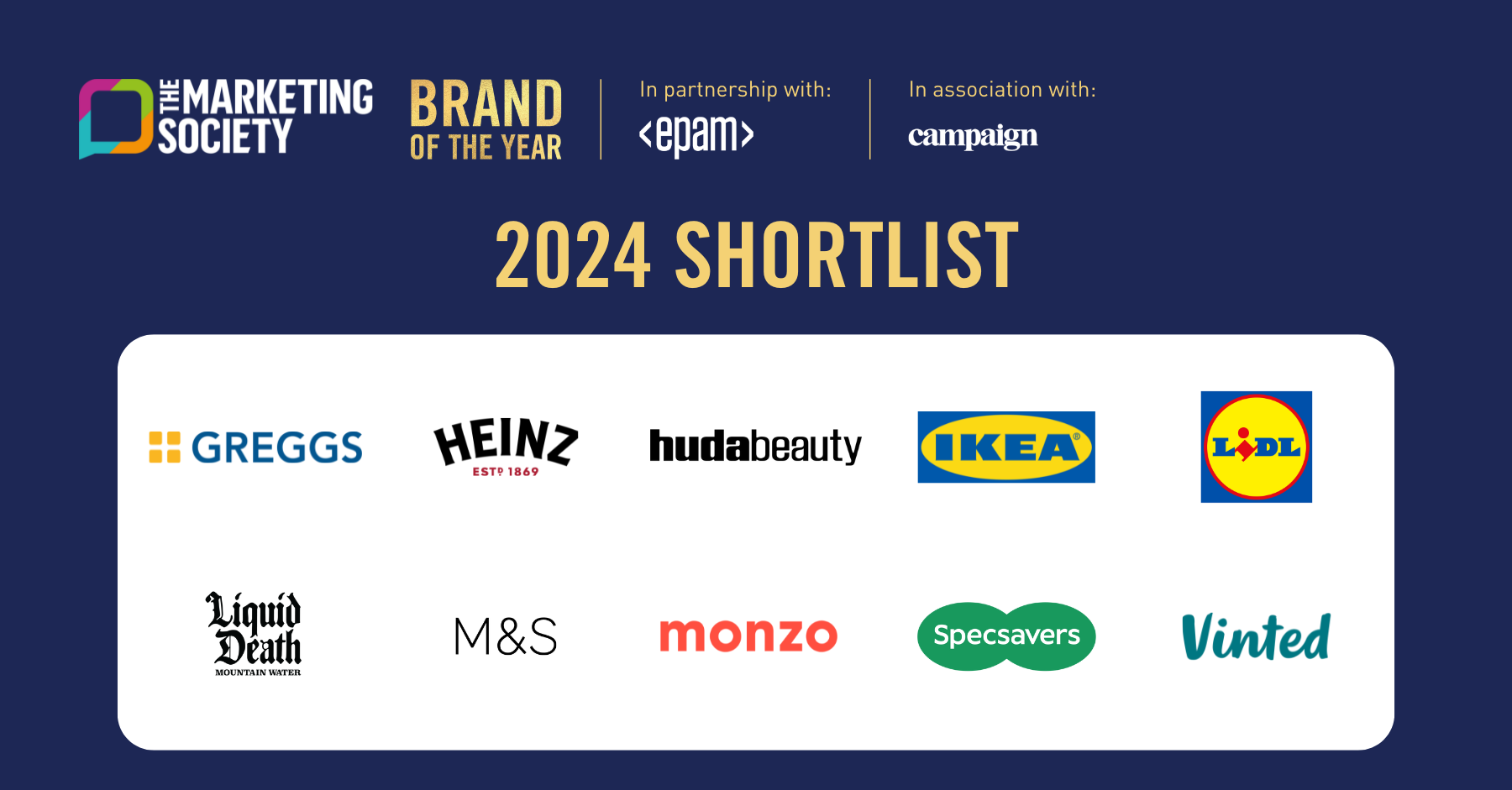 Brand Of The Year 2024: The Shortlist | The Marketing Society